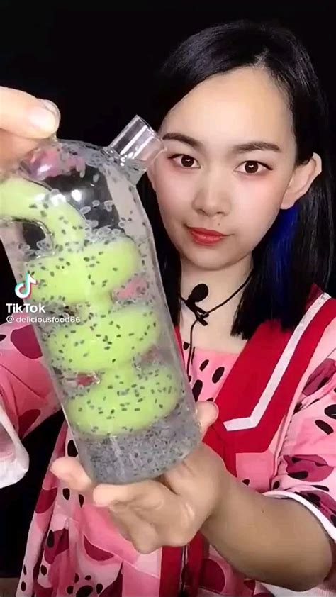 Mukbang Asmr Drink Water😋🍈💚