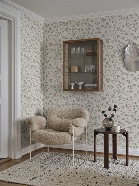 Bokskog Garden Green Sandberg Wallpaper