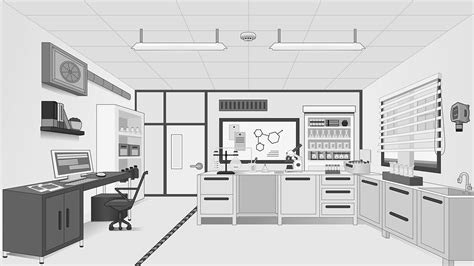 Background Laboratory Vector Illustration Behance