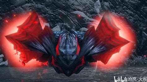 怪物猎人崛起设定集怪物生态翻译——秘红赫耀天彗龙07 哔哩哔哩