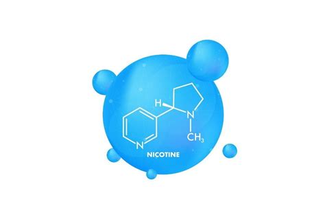 Nicotine Tobacco Stimulant Molecule Graphic By Dg Studio · Creative