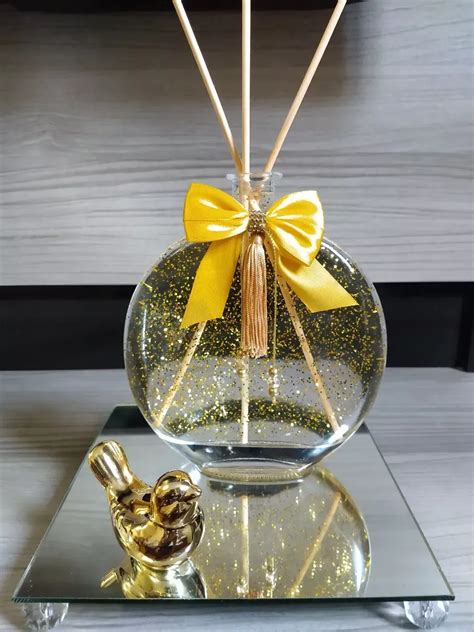 Aromatizador De Ambiente Decorado Lavabo Casa Sala Glitter R 14395