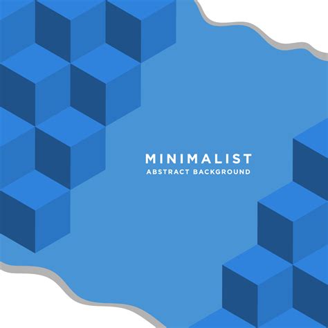 Abstract Minimalist Square Background With Blue Color 19496759 Vector Art At Vecteezy