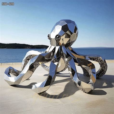 Modern Stainless Steel Octopus Sculpture Ssd 028