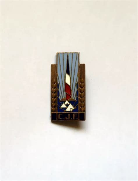 INSIGNE CHANTIER DE Jeunesse C J F EUR 10 00 PicClick FR