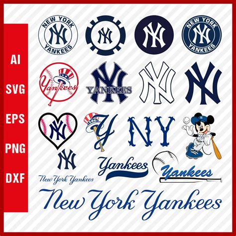 New York Yankees Logo Ny Yankees Svg Cut Files Layered Svg Inspire