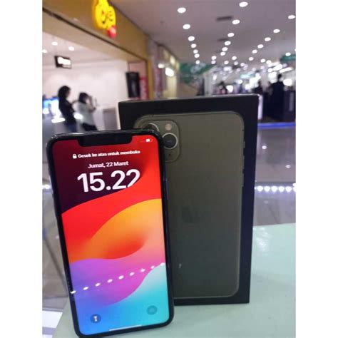 Jual IPHONE 11 PRO MAX PROMAX 64GB SECOND SEKEN BEKAS INTERNAL 64 Shopee Indonesia