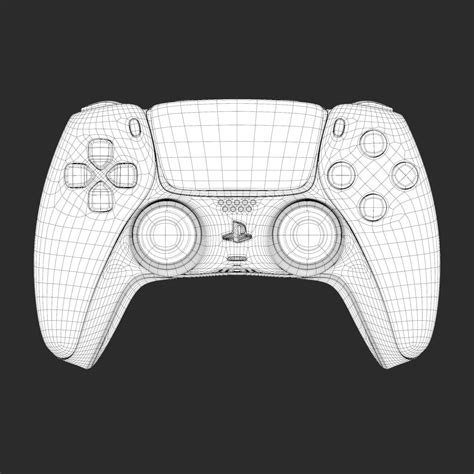Ps5 Dualsense Controller Free 3d Model Cgtrader