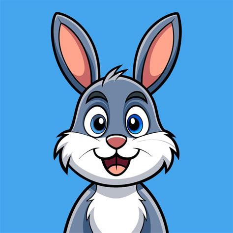 Premium Vector Rabbit Easter Bunny Hand Drawn Cartoon Character