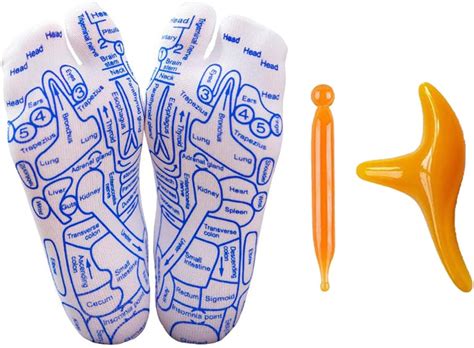 Fashixd Acupressure Reflexology Socks Foot Massage Sock Relieve Tired Physiotherapy