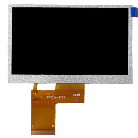 High Brightness 4 3inch Display Resolution 480 272 Capacitive TFT LCD Small Size Touch Screen