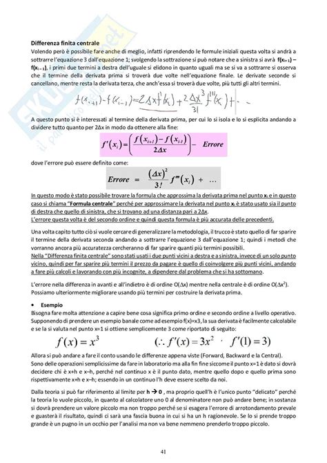 Appunti Completi Di Metodi Numerici
