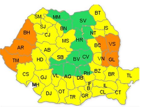 Cod Portocaliu De Caniculă în Județul Timiș Vezi Harta Zonelor