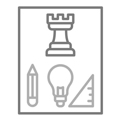 Premium Vector Strategy Icon