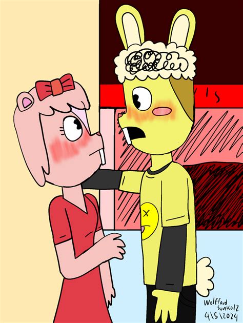 Phew That Was Close Cuddles X Giggleshtf By Wolffordsunko12 On Deviantart