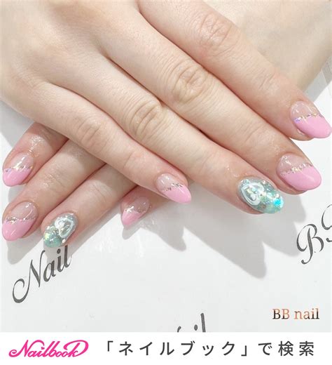 オールシーズンハンドフレンチ変形フレンチショート Nail Salon Bbのネイルデザイン No7596739 ｜ネイルブック