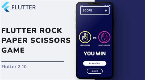 A Simple Rock Paper Scissors Game In Flutter