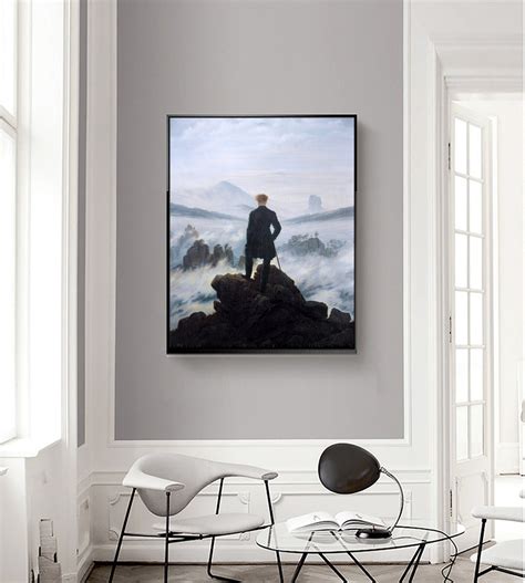 El Caminante Sobre El Mar De Nubes Kuadros