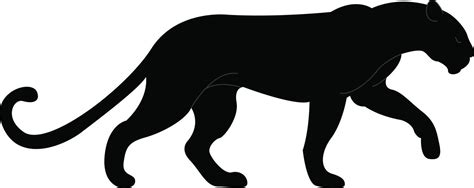 Panther Silhouette Vector Art Icons And Graphics For Free Download
