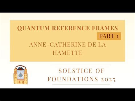 Free Video Quantum Reference Frames Part 1 From Squid Schools For