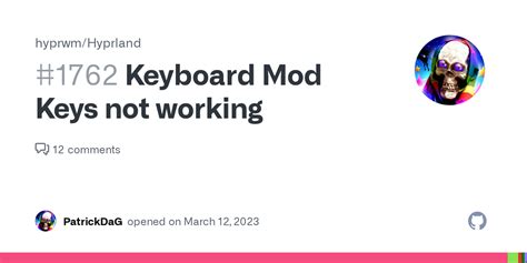 Keyboard Mod Keys Not Working Issue Hyprwm Hyprland Github