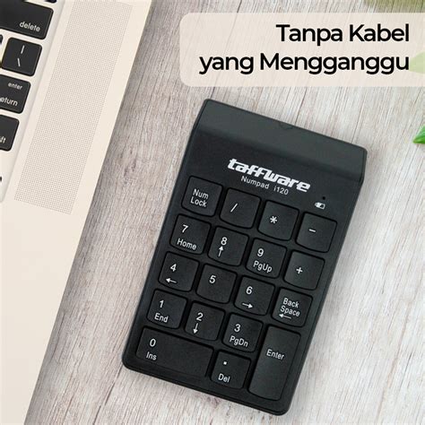 Taffware Keypad Numeric Numpad Wireless GHz M I Black JakartaNotebook