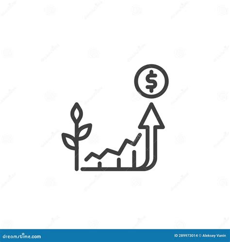 Crop Yield Line Icon Stock Vector Illustration Of Linear
