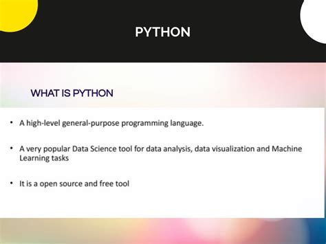Ppt Python For Datascience Powerpoint Presentation Free Download