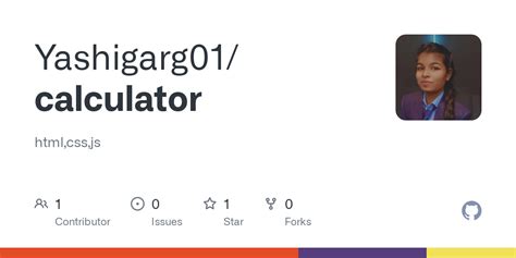 Github Yashigarg01calculator Htmlcssjs