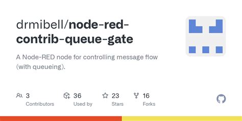 GitHub Drmibell Node Red Contrib Queue Gate A Node RED Node For