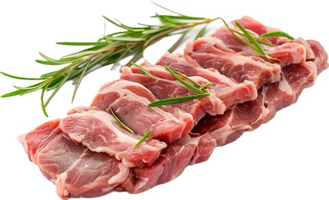 Fresh Pork Cuts With Herbs And Seasoning 50277422 Png