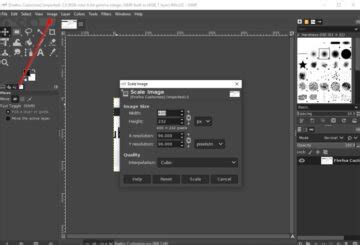 How To Crop Rotate And Change Image Size In GIMP