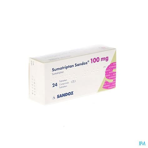 Sumatriptan Sandoz 100 Mg Comp 24 Apotheek Thiels