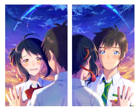 Miyamizu Mitsuha Tachibana Taki Your Name Movie Your Name Anime