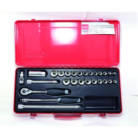 3 8 Socket Set In Case 27 Pcs