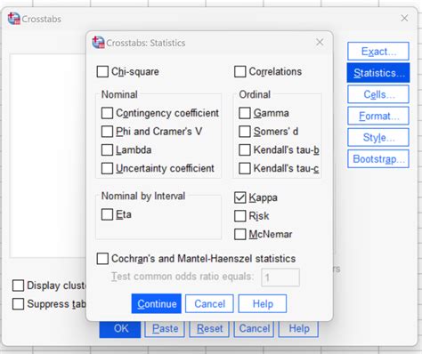How To Calculate Cohens Kappa In Spss