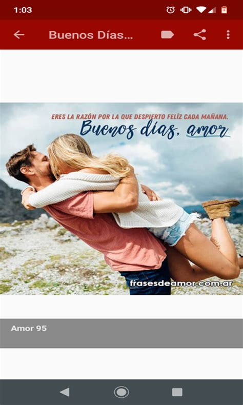 Buenos Dias Amorcito