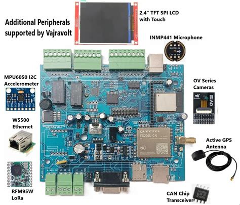 Vajravolt Ai Iot Gateway Board 4g Lte Gps Based On Esp32 S3 Quectel