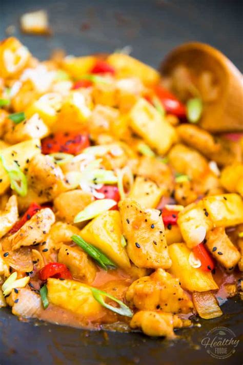 Pineapple Chicken • The Healthy Foodie