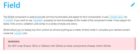 Single Focus Of Q Input In Q Field · Issue 9894 · Quasarframework