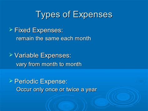 Difference Between Fixed Variable And Periodic Expenses Mavenvery