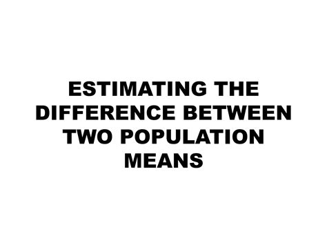 6 Point And Interval Estimation Pptx