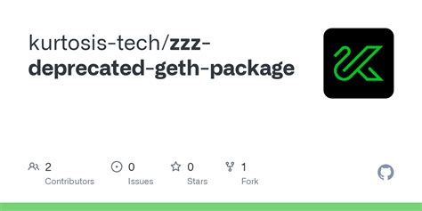 Github Kurtosis Techzzz Deprecated Geth Package