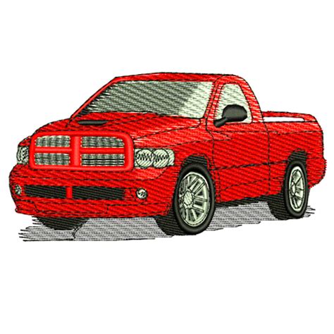 2005 Dodge Ram Srt 10 Truck Embroidery Design