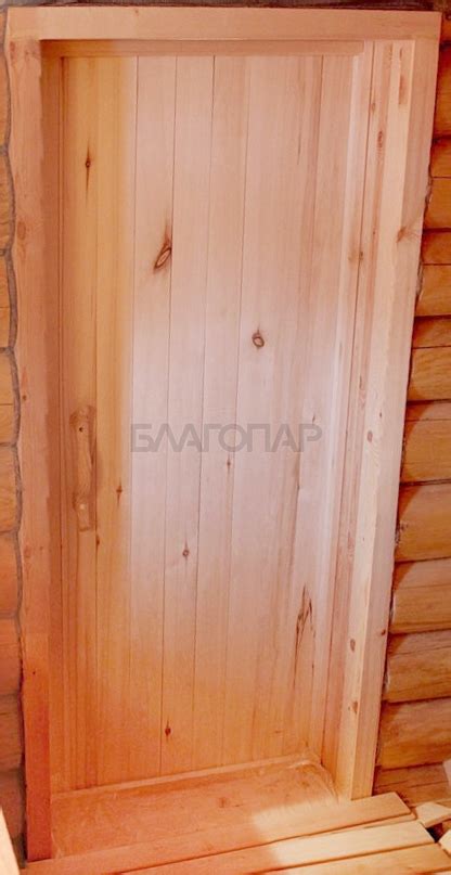 Дверь из Липы Крестьянка (1800х700) в интернет-магазине blagopar.ru