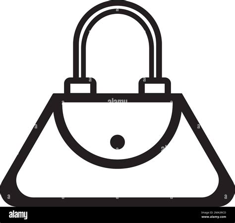 Tote Bag Vector Icon Illustration Simple Design Stock Vector Image