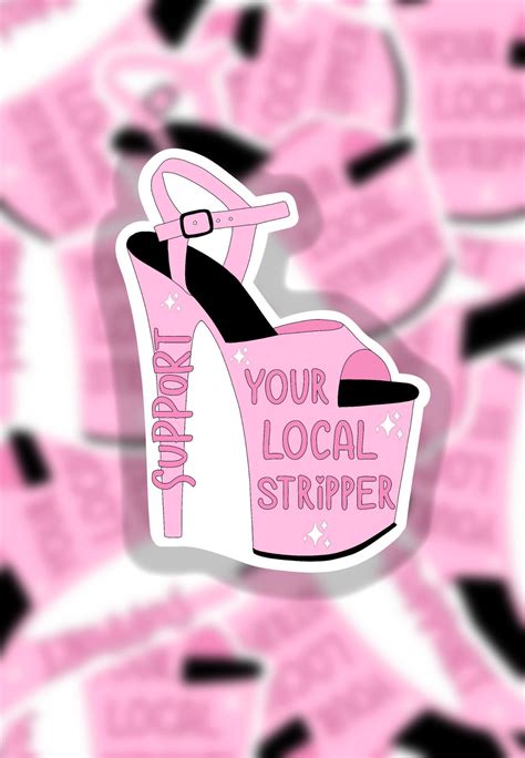 Stripper Stickers Sex Worker Stickers Support Sex Workers Etsy