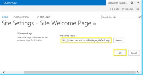Set Default Home Page In Sharepoint 2013 Sharepoint Diary