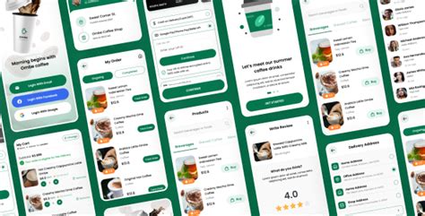 Ombe Coffee Shop Mobile App Template Bootstrap PWA By DexignZone