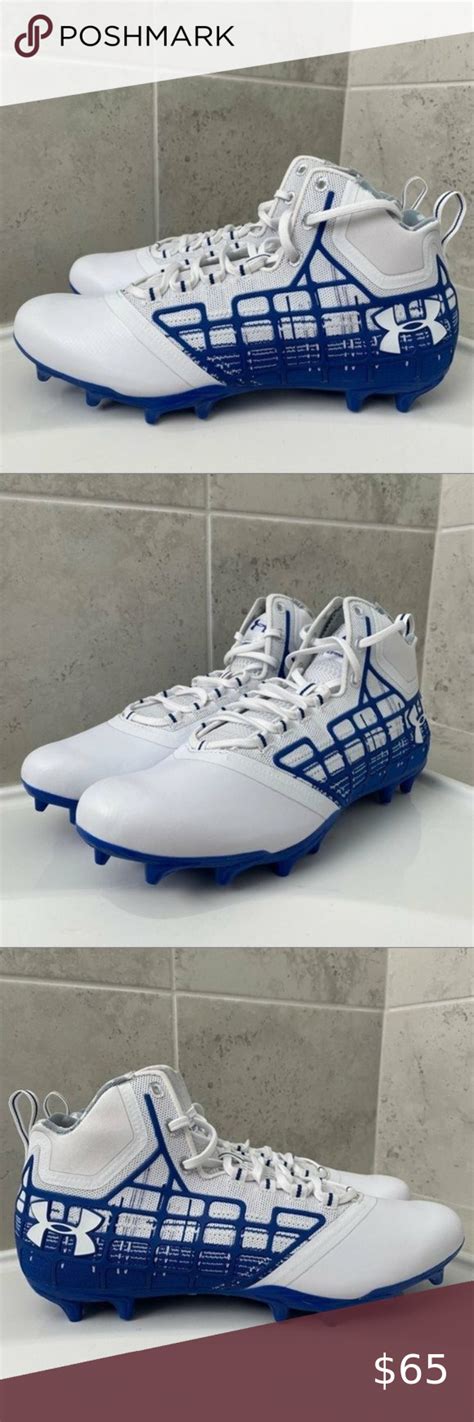 Under Armour Men S Banshee Mid MC Lacrosse Cleats Size Lacrosse Cleats Under Armour Men